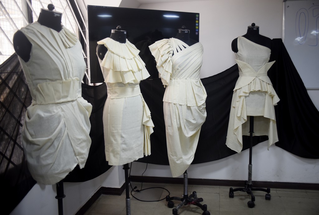 The Art of Fold | Draping exhibition by Fashion department - JD Institute